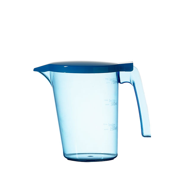 Elite Blue Patient Water Jug 750ml with Blue Lid | BBP